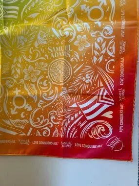Sam Adams | Accessories | Samuel Adams Rainbow Bandana Scarf Multicolor ...